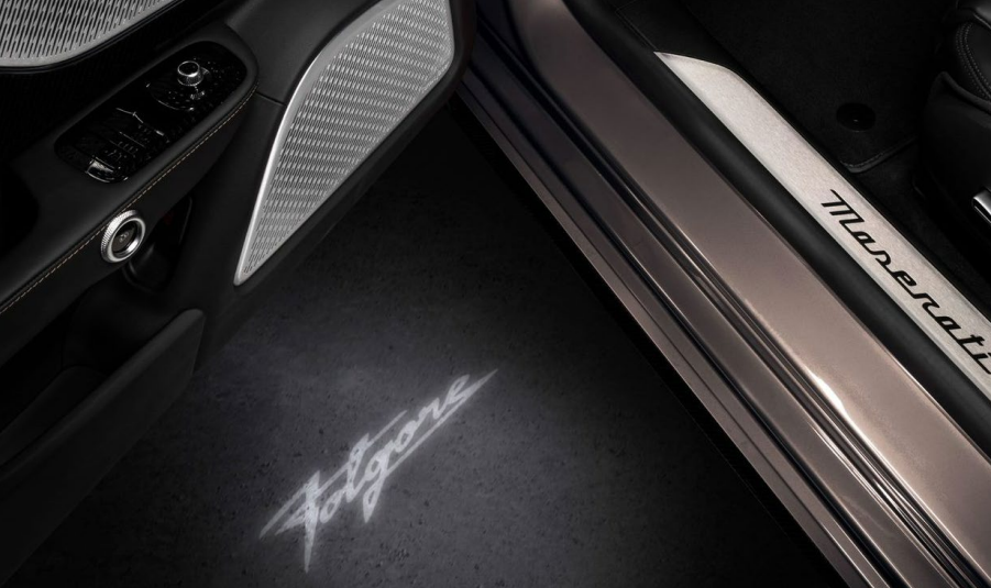 Maserati Courtesy Lights With Folgore Logo — Miller Motorcars Boutique