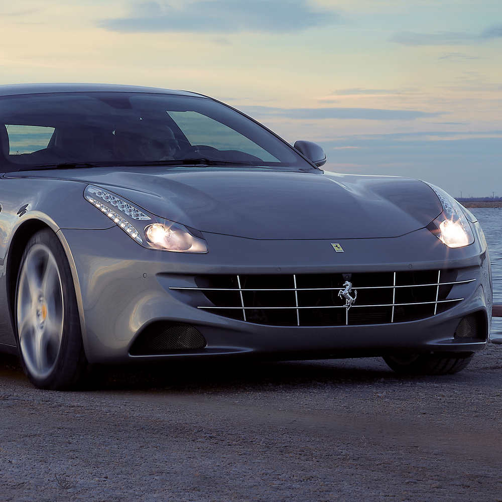 Ferrari FF Front Grille With Chrome Accents — Miller Motorcars Boutique