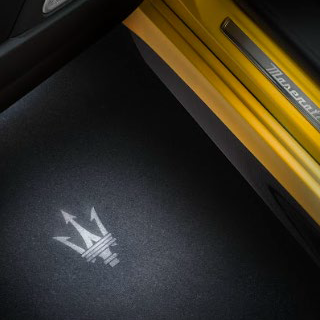 Maserati Courtesy Lights With Trident Logo — Miller Motorcars Boutique