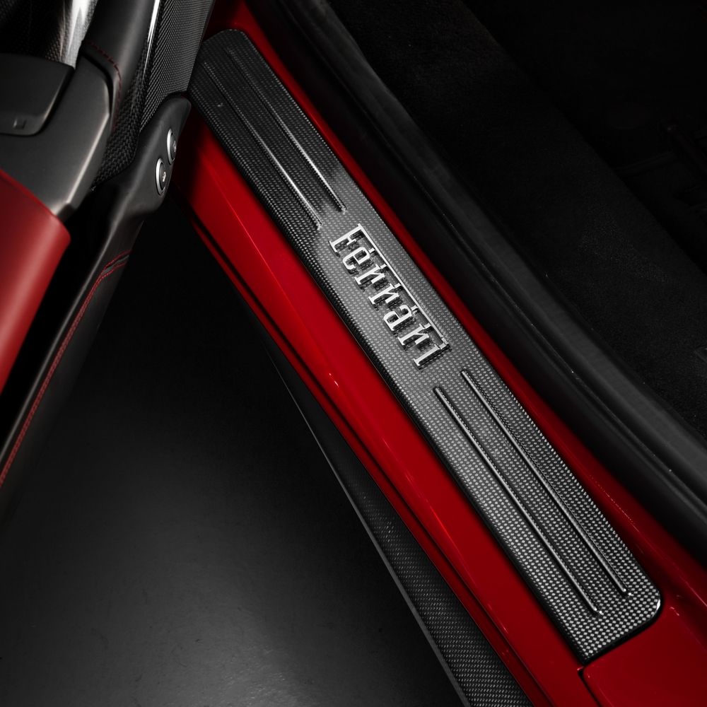 Ferrari 488 Carbon Fiber Kickplate — Miller Motorcars Boutique