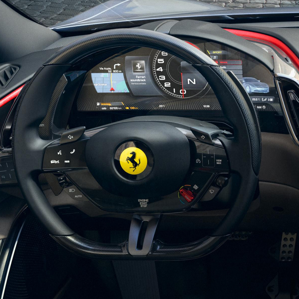 Ferrari Carbon Fiber F1 Shift Paddles (Gloss) — Miller Motorcars Boutique