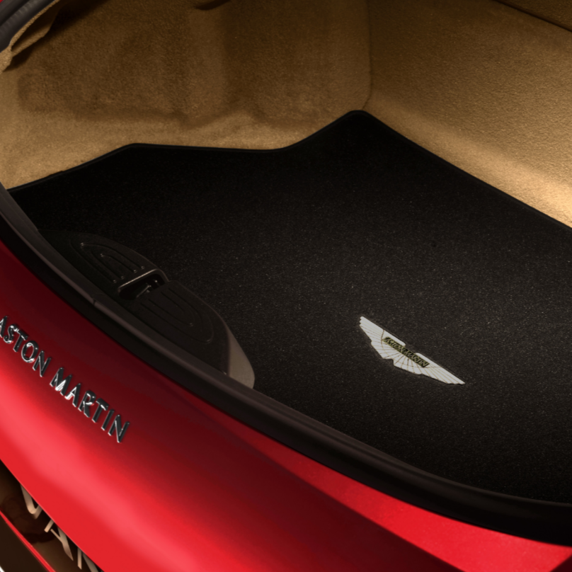 Aston Martin Vantage Carpet Boot Mat — Miller Motorcars Boutique