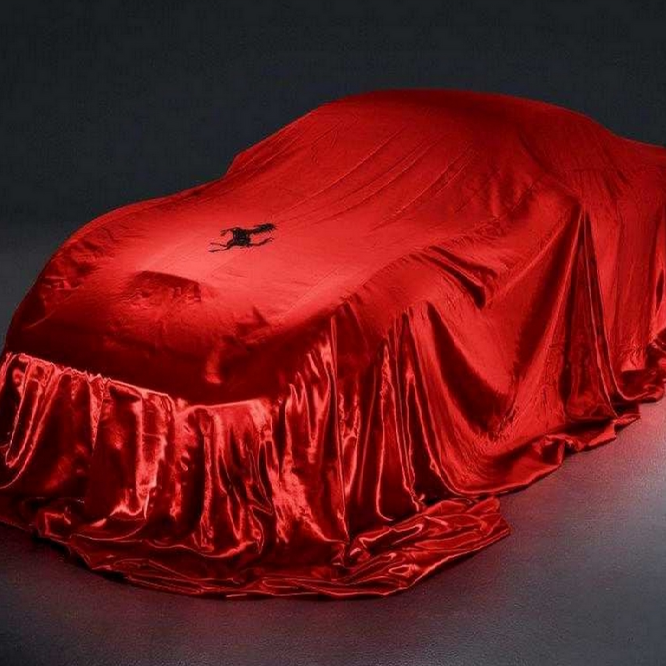 Ferrari Indoor Showroom Car Cover — Miller Motorcars Boutique