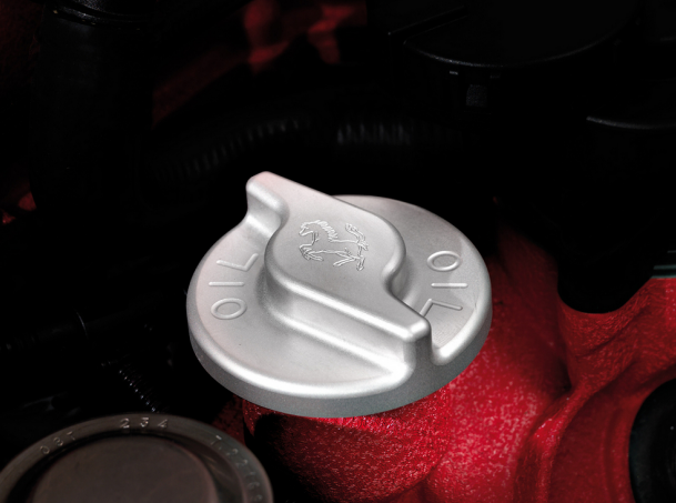 Ferrari California Titanium Oil Cap — Miller Motorcars Boutique