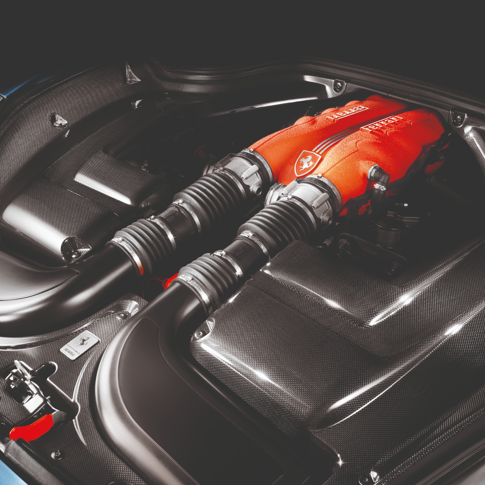 Ferrari California Carbon Fiber Engine Compartment Shields — Miller ...