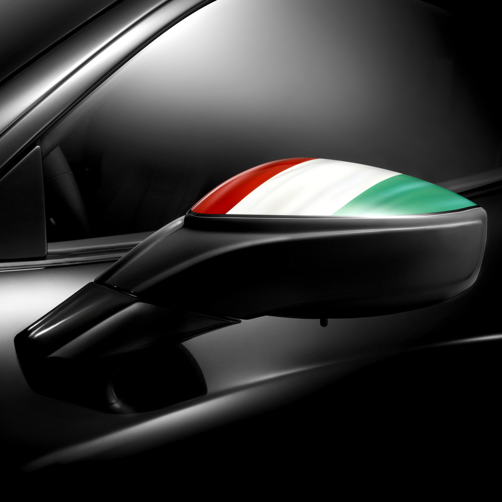 Ferrari 458 Tricolori Side View Mirror Kit — Miller Motorcars Boutique