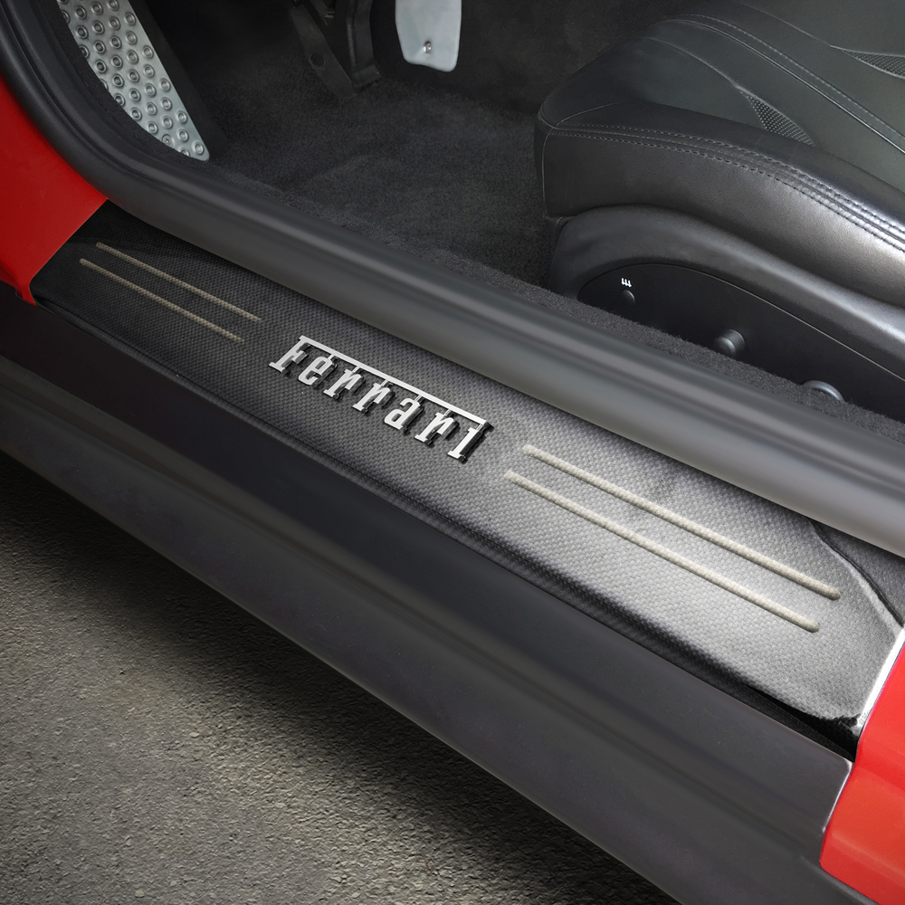 Ferrari Portofino Carbon Fiber Kickplate — Miller Motorcars Boutique