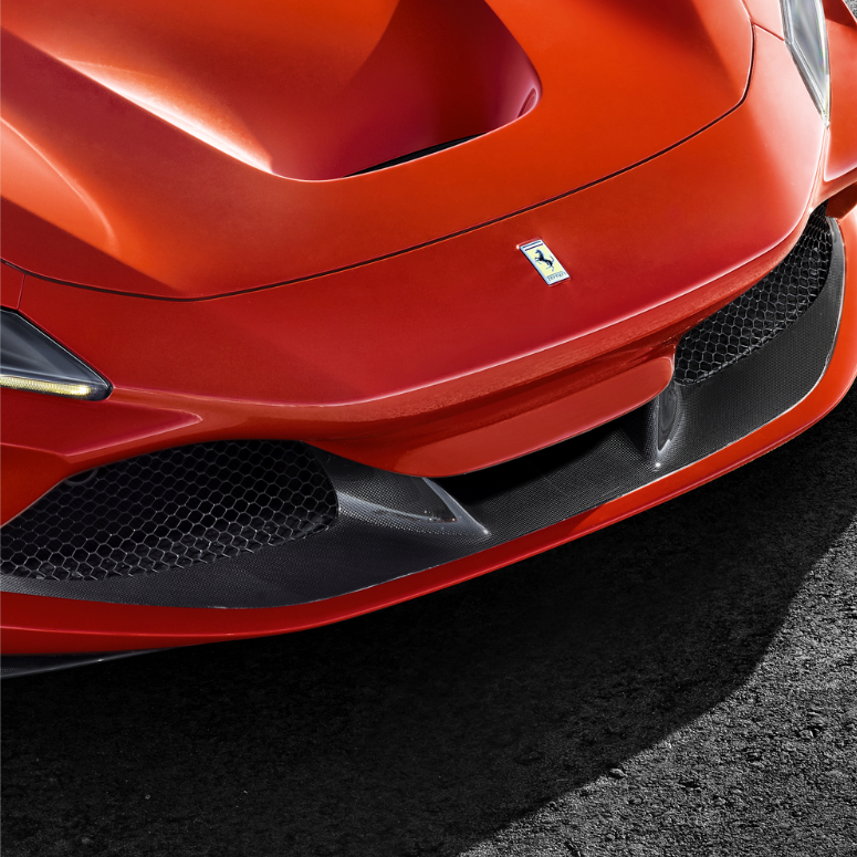 Ferrari F8 Carbon Fiber Front Spoiler — Miller Motorcars Boutique