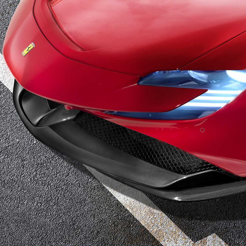 Ferrari SF90 Carbon Fiber Front Spoiler — Miller Motorcars Boutique