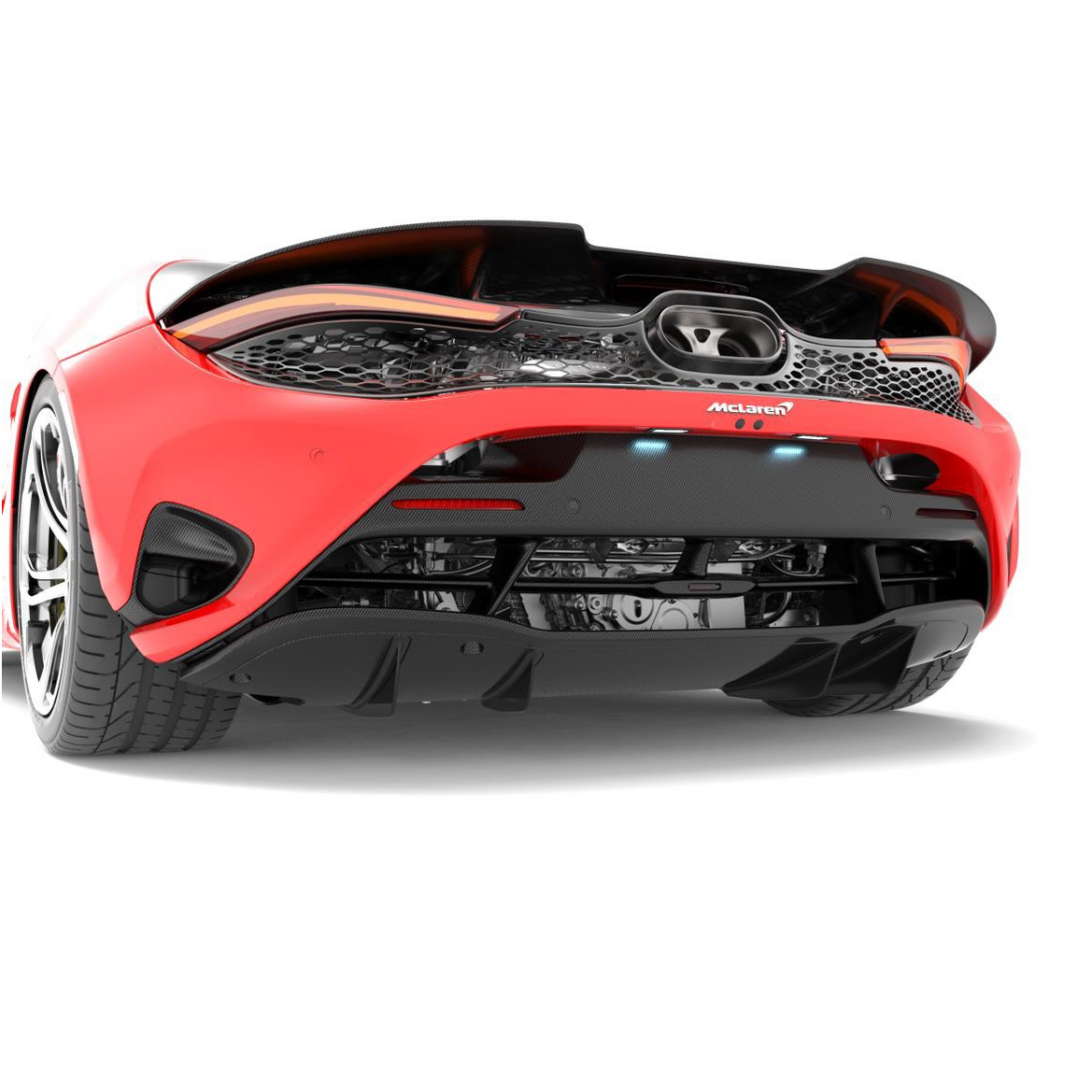 McLaren 750S Carbon Fiber Rear Diffuser — Miller Motorcars Boutique