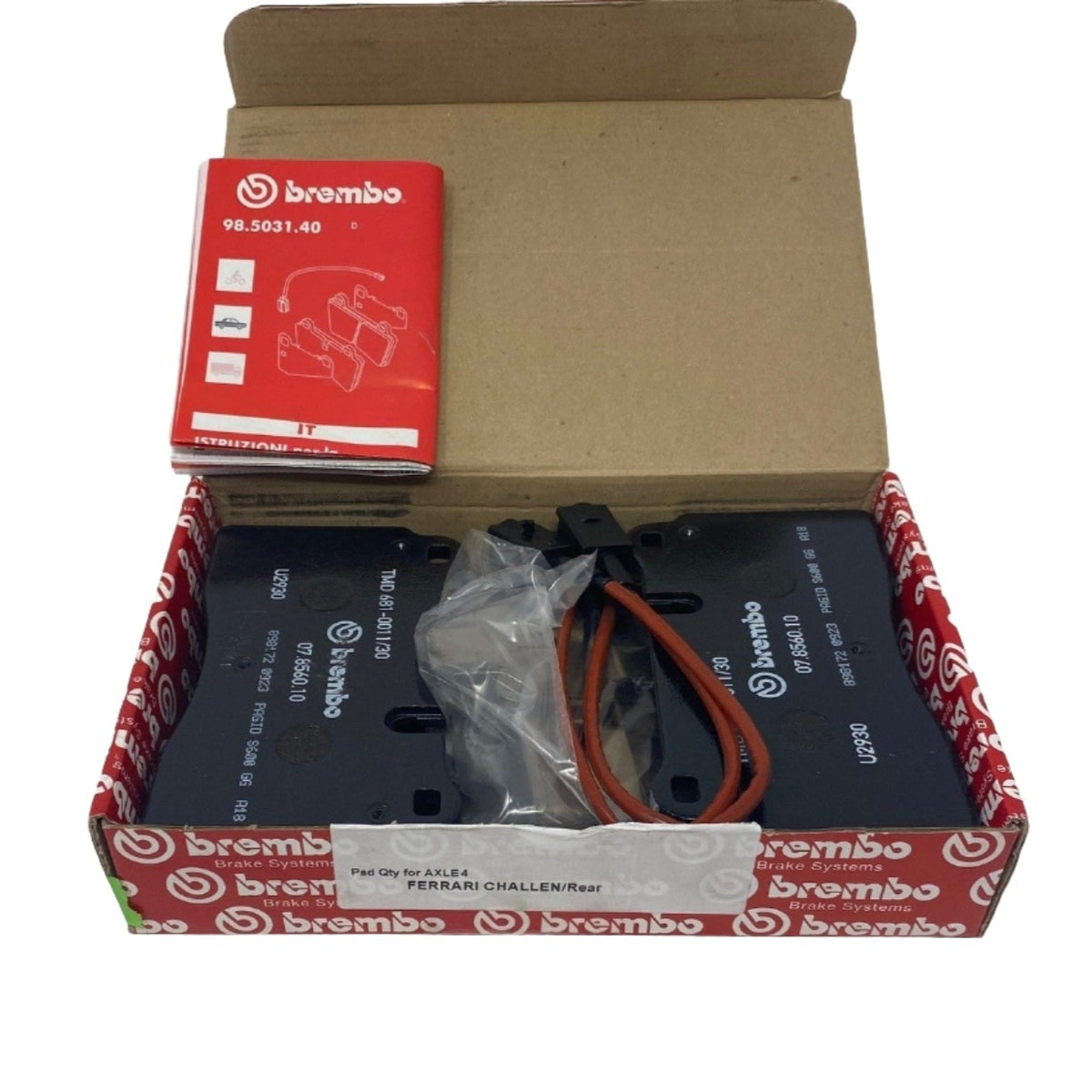 Ferrari Rear Brake Pad Set — Miller Motorcars Boutique
