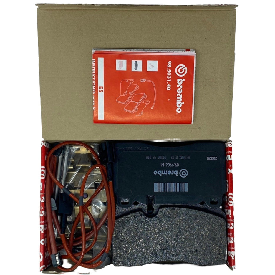 Ferrari Rear Brake Pad Set With Spring & Sensors — Miller Motorcars ...