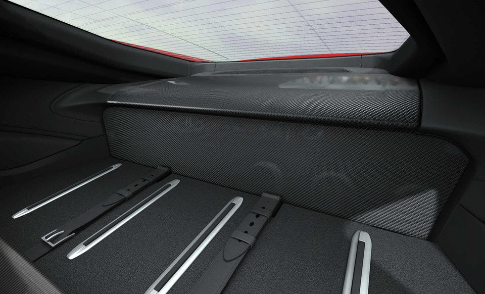 Ferrari 812 Superfast Carbon Fiber Parcel Shelf — Miller Motorcars Boutique