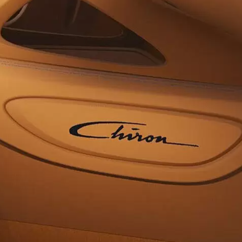 Bugatti Chiron Center Console Inlays — Miller Motorcars Boutique